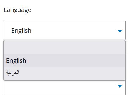 Change Language Settings